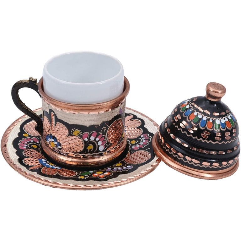 Completely Hand Crafted Copper Coffee Set For Six Person – FairTurk.com